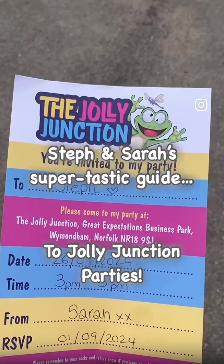 Weekend Birthday Party Booking from £13.75 per child – The Jolly Junction