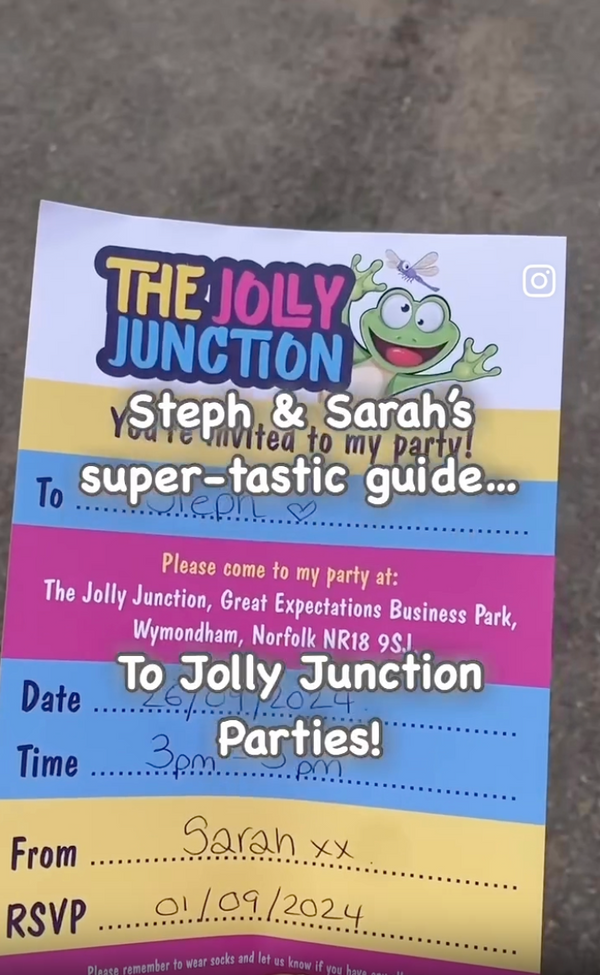Weekend Birthday Party Booking from £13.75 per child – The Jolly Junction